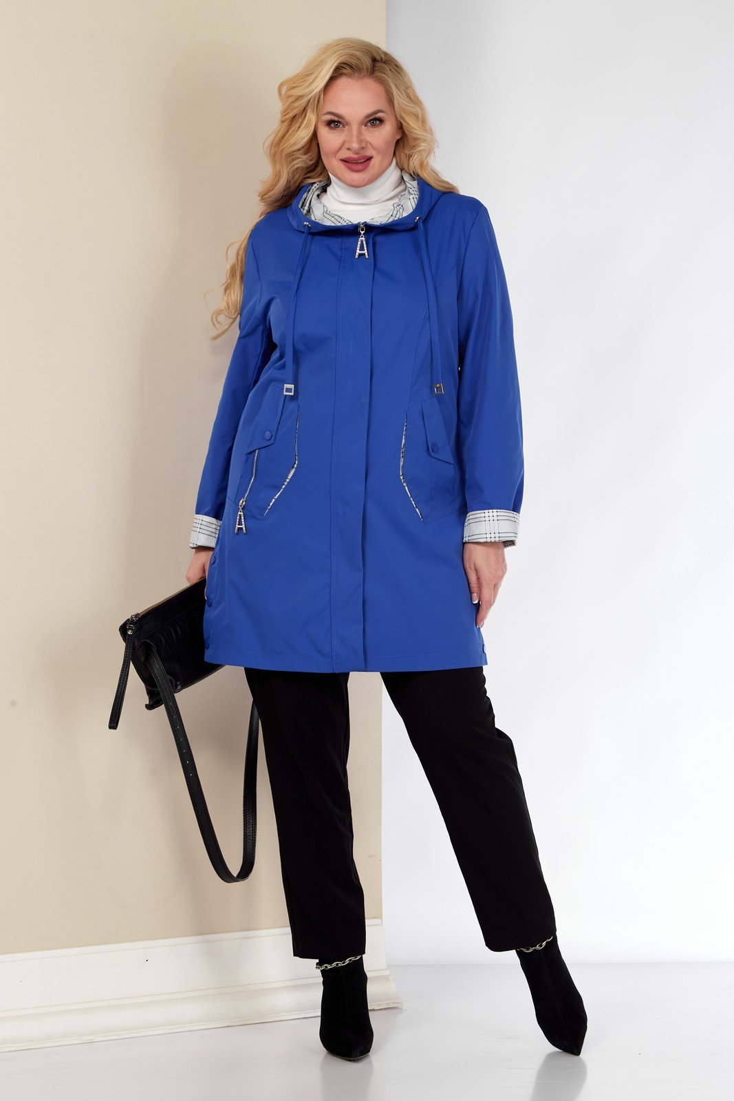 Куртка 2146 василёк Shetti купить в интернет магазине Велесмода